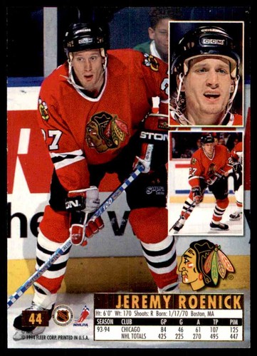 1994-95 ULTRA JEREMY ROENICK #44 | eBay
