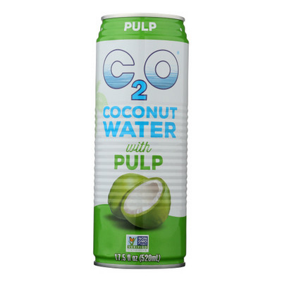 Pure Coconut Water With Pulp Case of 12 X 17.5 Oz By C20 Pure Coconut ...