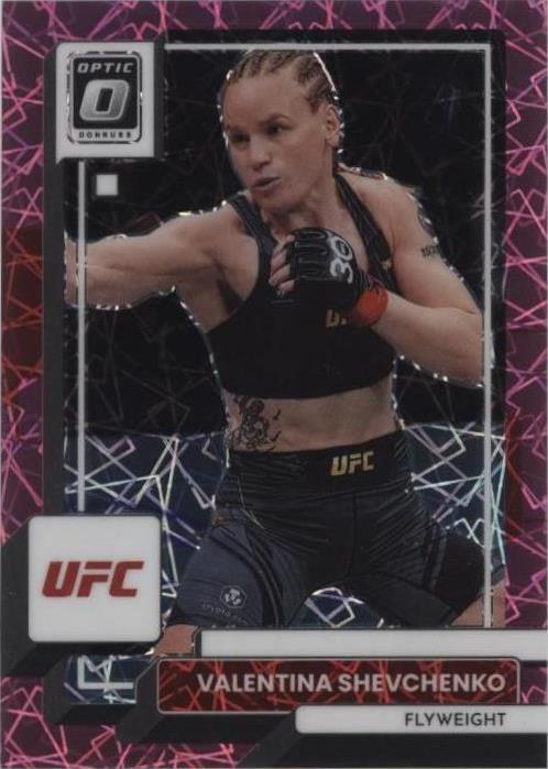 2023 Panini Donruss Optic UFC - Valentina Shevchenko #77 Pink Velocity ...