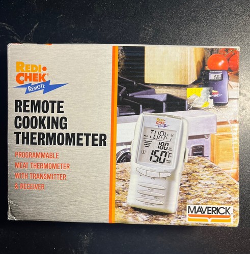 Remote Cooking Meat Thermometer by Maverick BBQ ET-72 Redi Chek ...