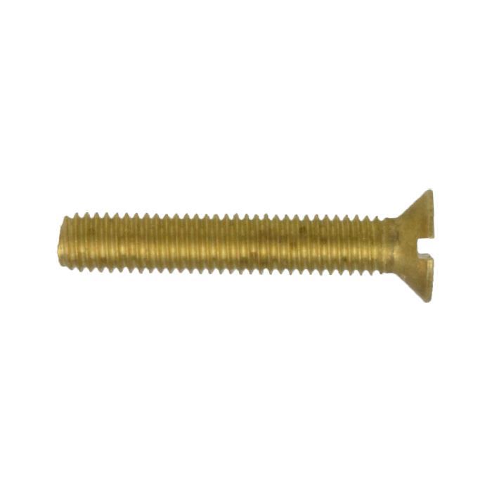 Qty 30 Countersunk Slot M5 (5mm) x 25mm BRASS Metric Machine Screw Bolt ...