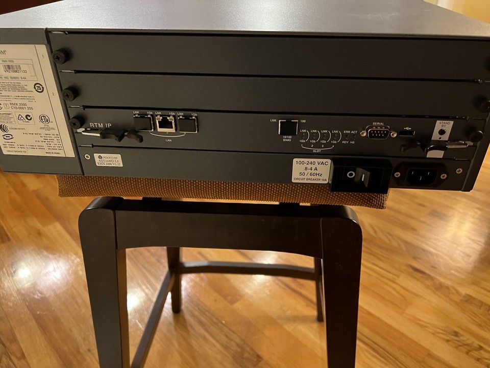 Polycom RMX 2000 Advanced TCA C10-001 ,RTM IP ,MPMx-S | eBay