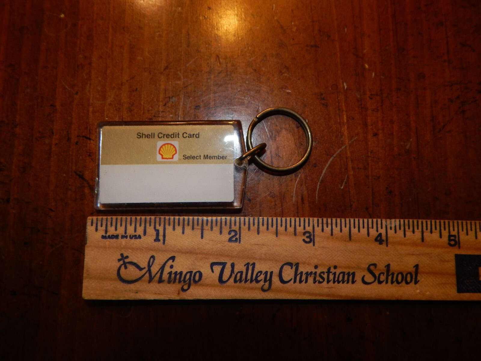 SHELL CREDIT CARD CENTER KEYCHAIN SELECT MEMBER GAS & OIL RETURN ...