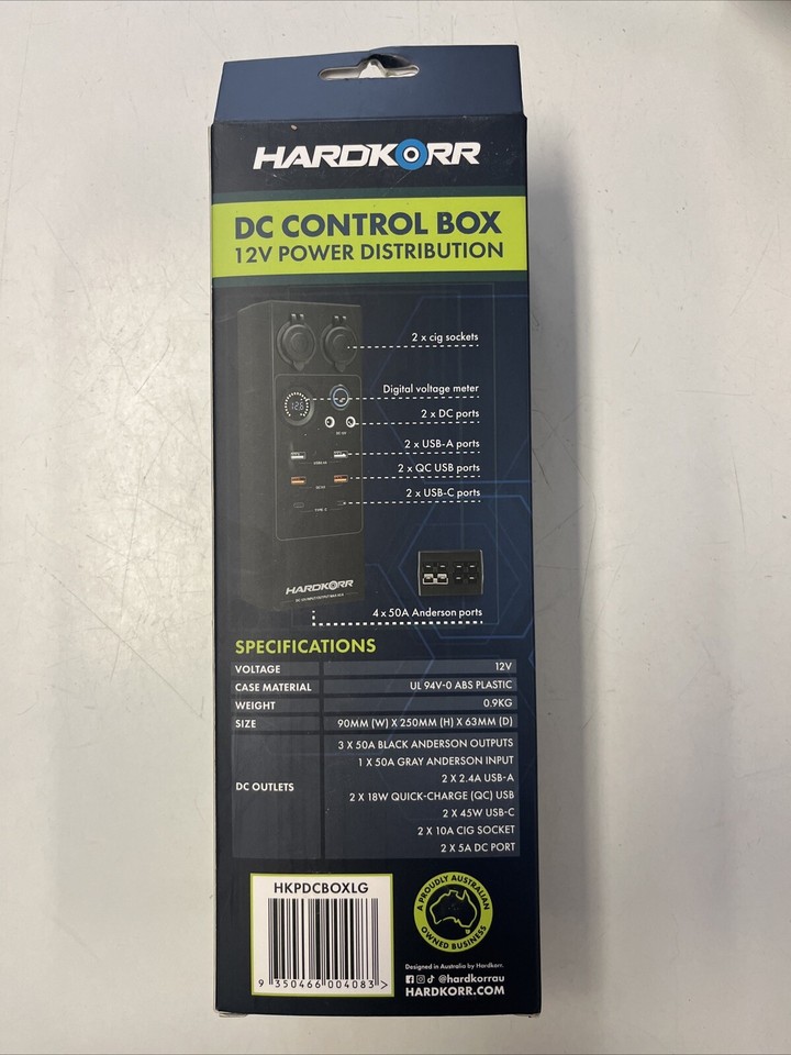 Hard Korr 12V DC Power Distribution Box - Large Control Box | eBay