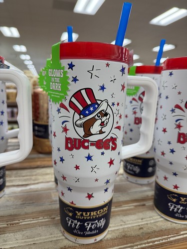 BUC-EE'S BUCEES 40oz FIT FORTY GLOW N THE DARK TUMBLER WITH HANDLE *NEW* 2025 | eBay