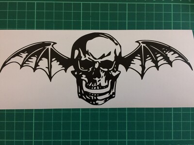 Deathbat Avenged Sevenfold A7X Rock Metal Decals Stickers Laptop Car ...