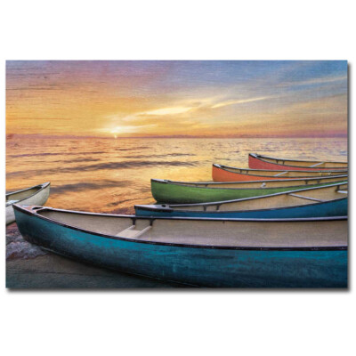 Rainbow Armada by Celebrate Life Gallery-Wrap Canvas Giclee Art (24 in ...