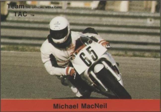 1991 Team TAC WERA First Edition - Michael MacNeil #93 for sale online ...