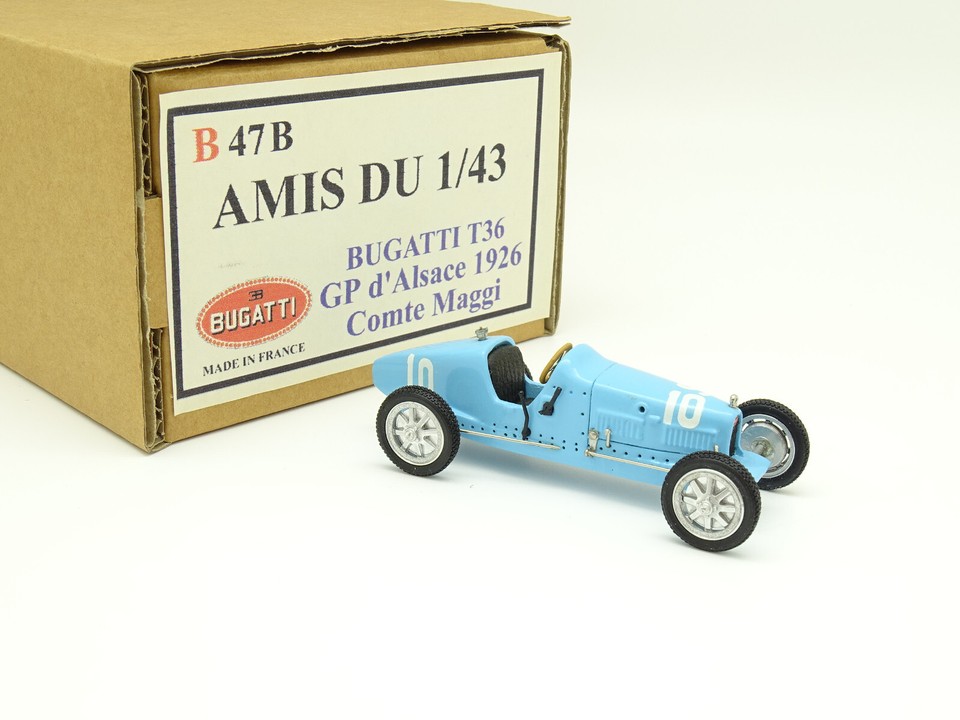 Les Amis du 1/43 1/43 - Bugatti Type 36 GP Alsace 1926 - Comte Maggi | eBay