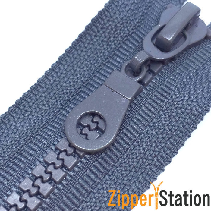 2 Way Open Zip - Chunky Zippers Plastic Teeth - Black, Navy, Grey ...