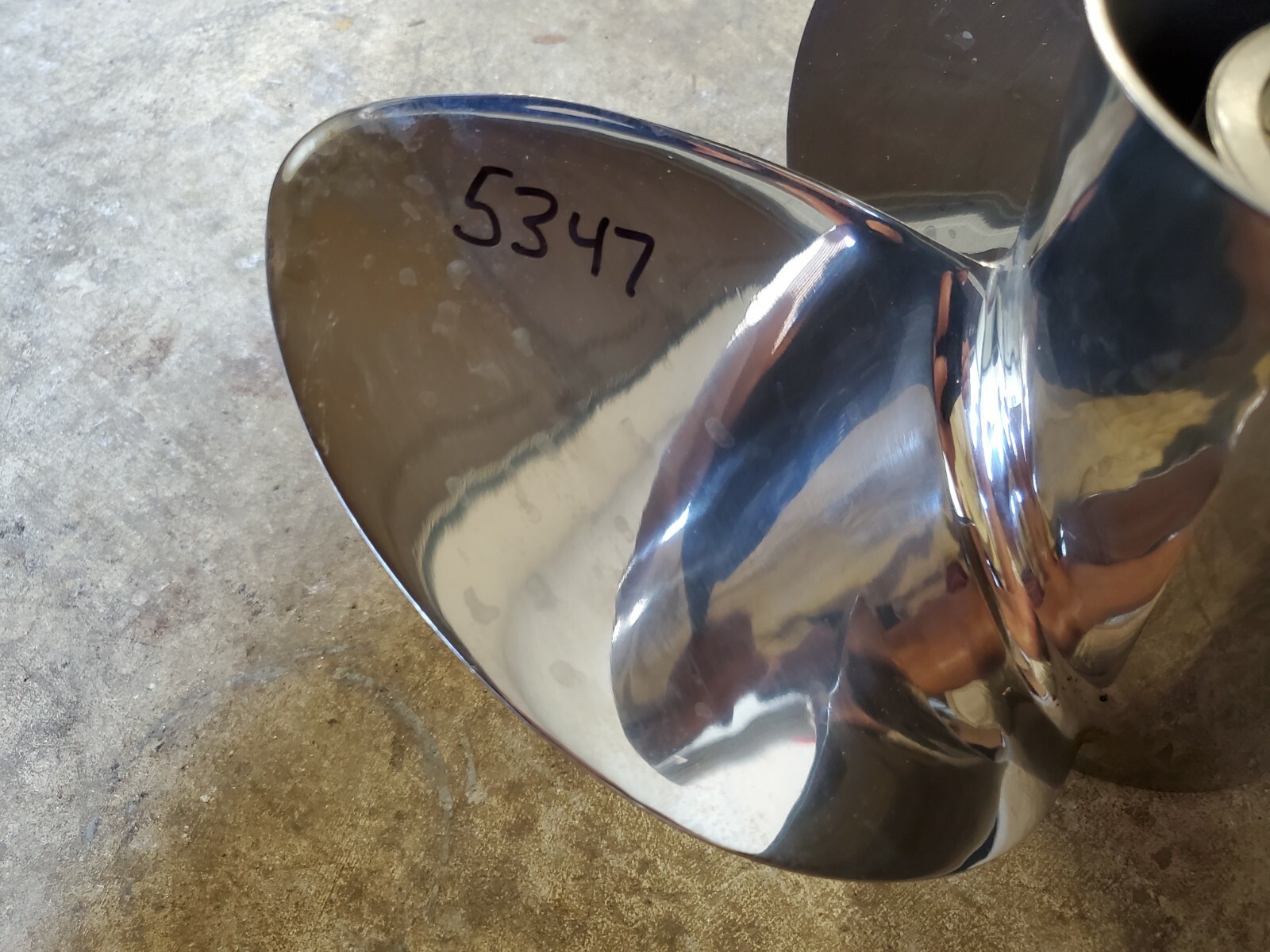 COUNTER 4 BLADE 14 1/2" X 15P SOLAS TITAN HR 4 SS PROP, OMC, 2554-145 ...