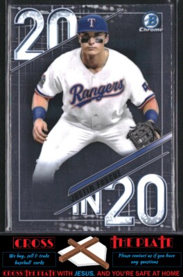1-2020 Bowman Draft 20 in '20 Justin Foscue Texas Rangers #20IN20-JF | eBay
