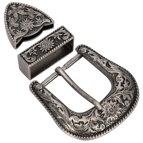 (40mm) Belt Buckle Vintage Design Belt Buckle Western Belt Buckles Set ...
