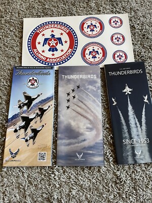 (3) USAF Thunderbirds Brochures 2021 - 2023 + Alumni Association ...