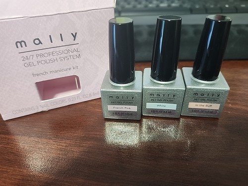 Mally 24/7 Professional Gel Polish System.French Manicure Kit | eBay