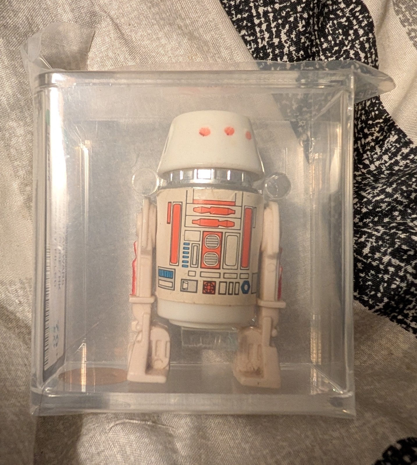 AFA 70+ R5-D4 RED BAR Vintage Star Wars Kenner DROID Freshly Graded | eBay