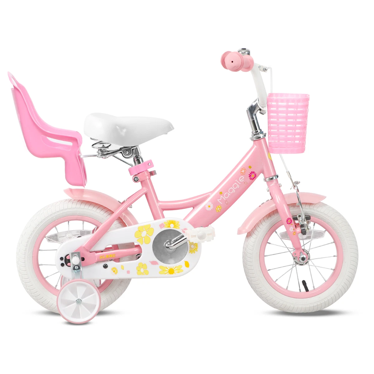 JOYSTAR Little Daisy 12 Inch Kids Bike For Years Girls With