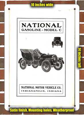Metal Sign - 1905 National Gasoline Model C | eBay