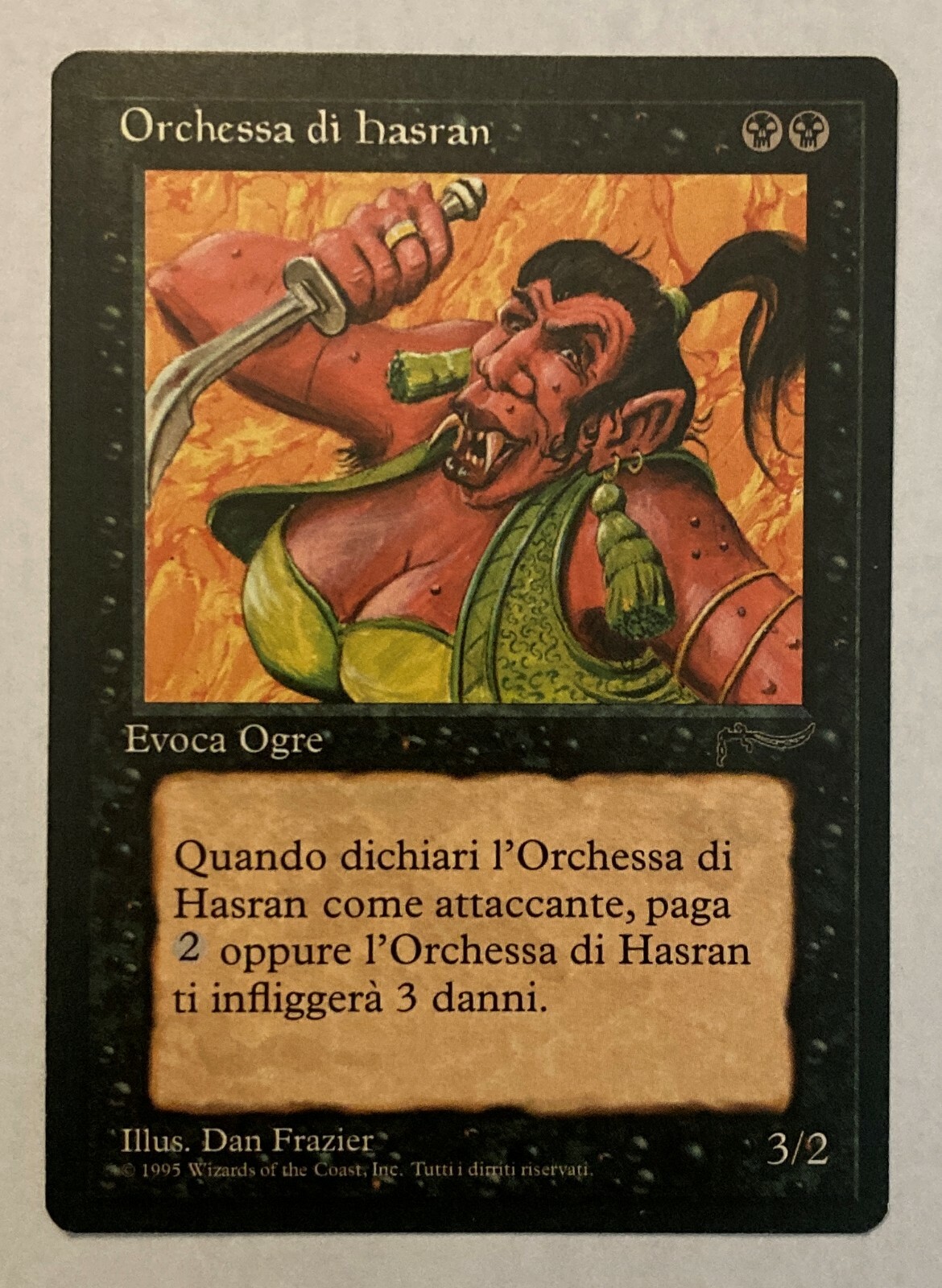 MTG Italian Renaissance - Hasran Ogress (Orchessa di Hasran) | eBay