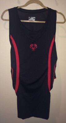 UNDER ARMOUR MPZ Gameday Padded Black Basketball Compression Tank Top ...