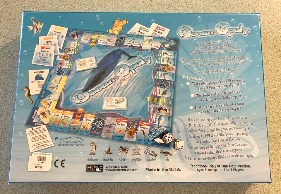 OCEAN-OPOLY There's Something Fishy About This Game! | eBay