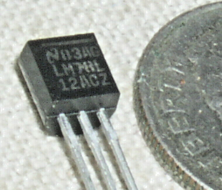 2 NATIONAL LM78L12 ACZ 12 VOLT TO-92 .1A 100MA VOLTAGE REGULATOR 7812 ...