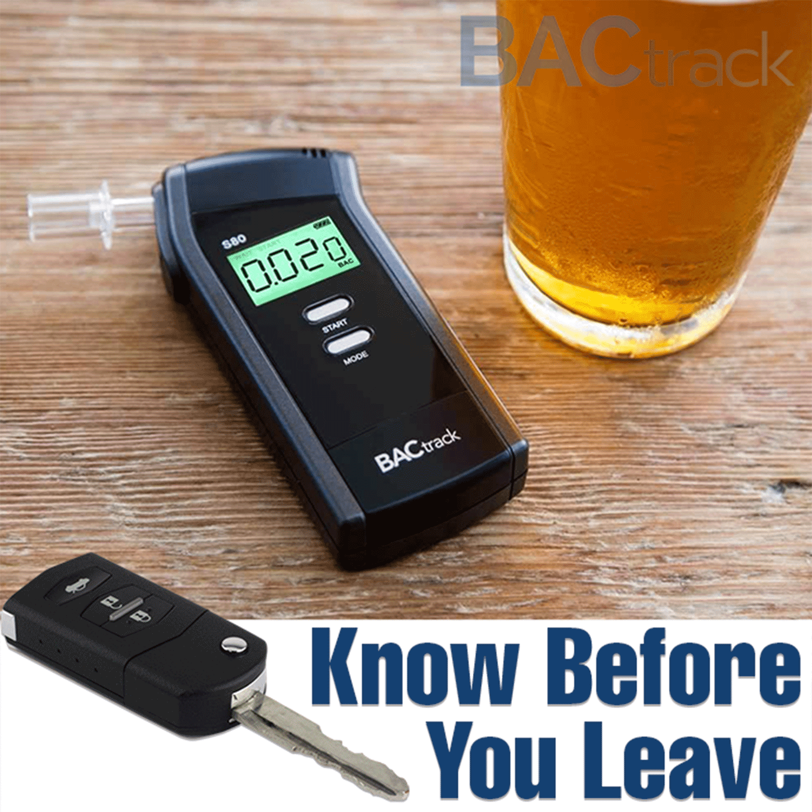 Breathalyzer. Alcohol Breath Tester. BACtrack S80 Pro / XTEND® POLICE ...