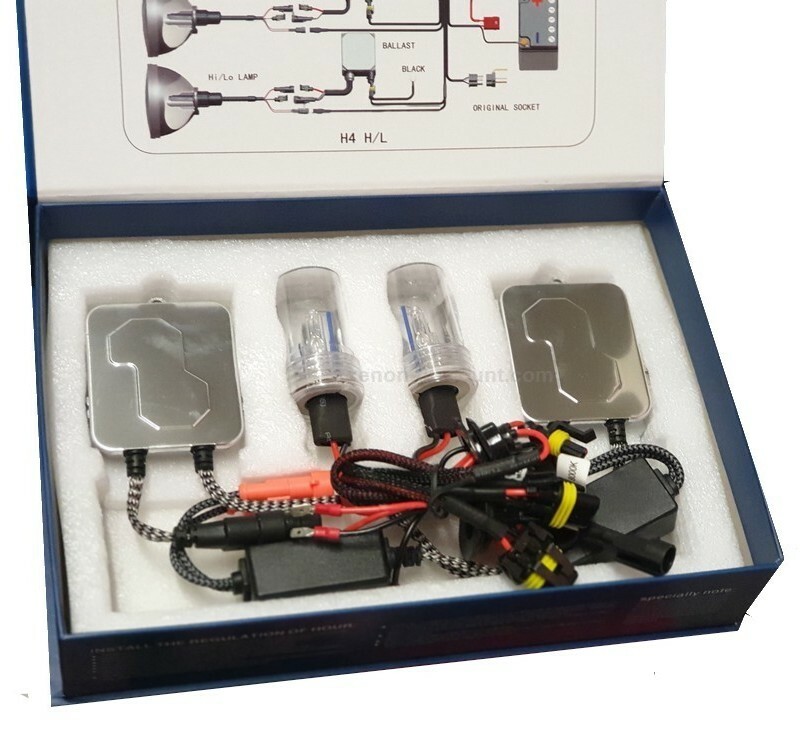 Kit Xenon HB3 4300K Ampoule BALLAST 55W Phare antibrouillard Auto Moto ...