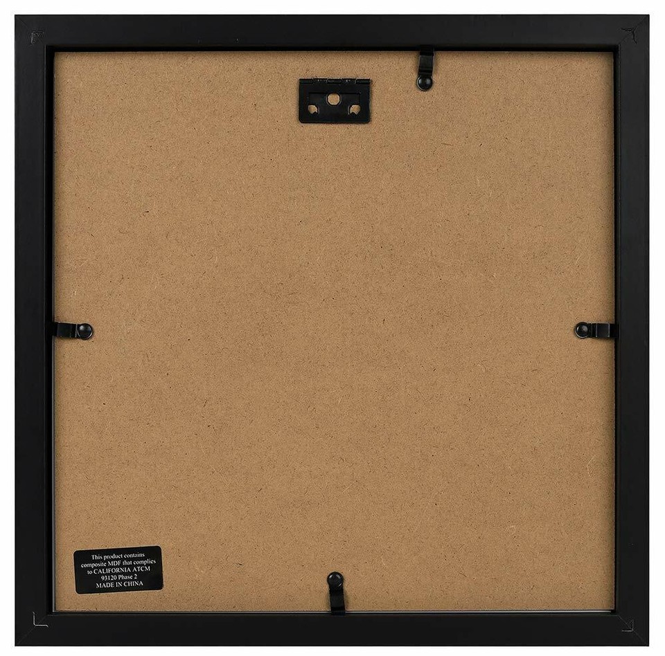 10x10 Black Shadow Tassel Box Frame for 5x7 Photo Wall Mount Graduation ...