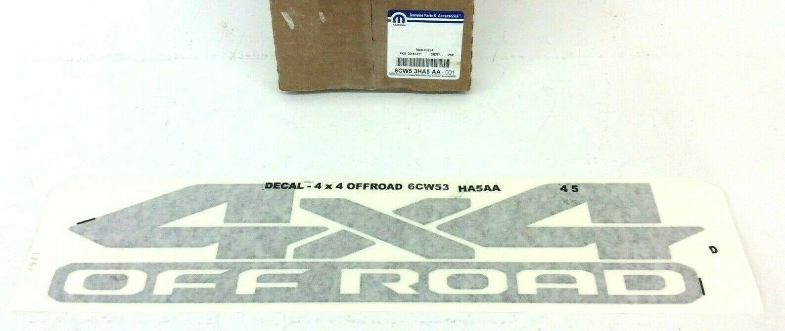 2017-2020 RAM 2500 Bedside Black 4x4 Off Road Decal Transfer ...