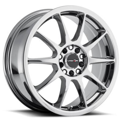 Vision 425 Bane 16x7 5x112/5x114.3 +38et 73.1 Chrome Wheels | eBay
