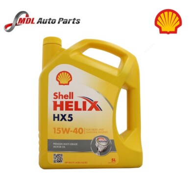 SHELL HELIX HX5 15W40 5L | eBay