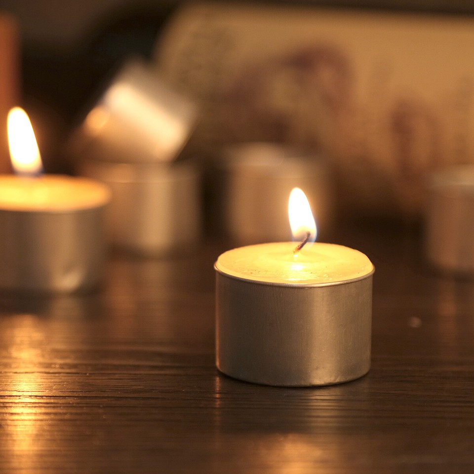 Premium Aluminum Tea Light Cups Pans Tealight Holders Flat Candle ...