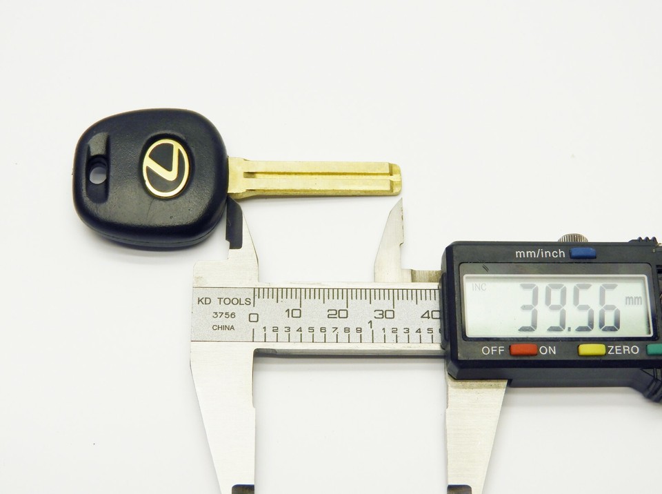 97-01 ES300 Lexus Key Blank LONG UNCUT Master Ignition Transponder ...