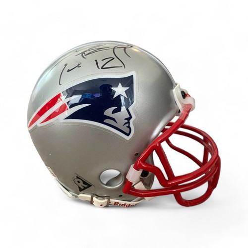 Tom Brady Signed Auto Autograph Ridell Patriots Mini Helmet | eBay