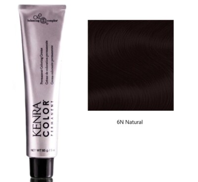 KENRA COLOR Permanent Coloring Creme 6N DARK BLONDE 3oz / 85g | eBay