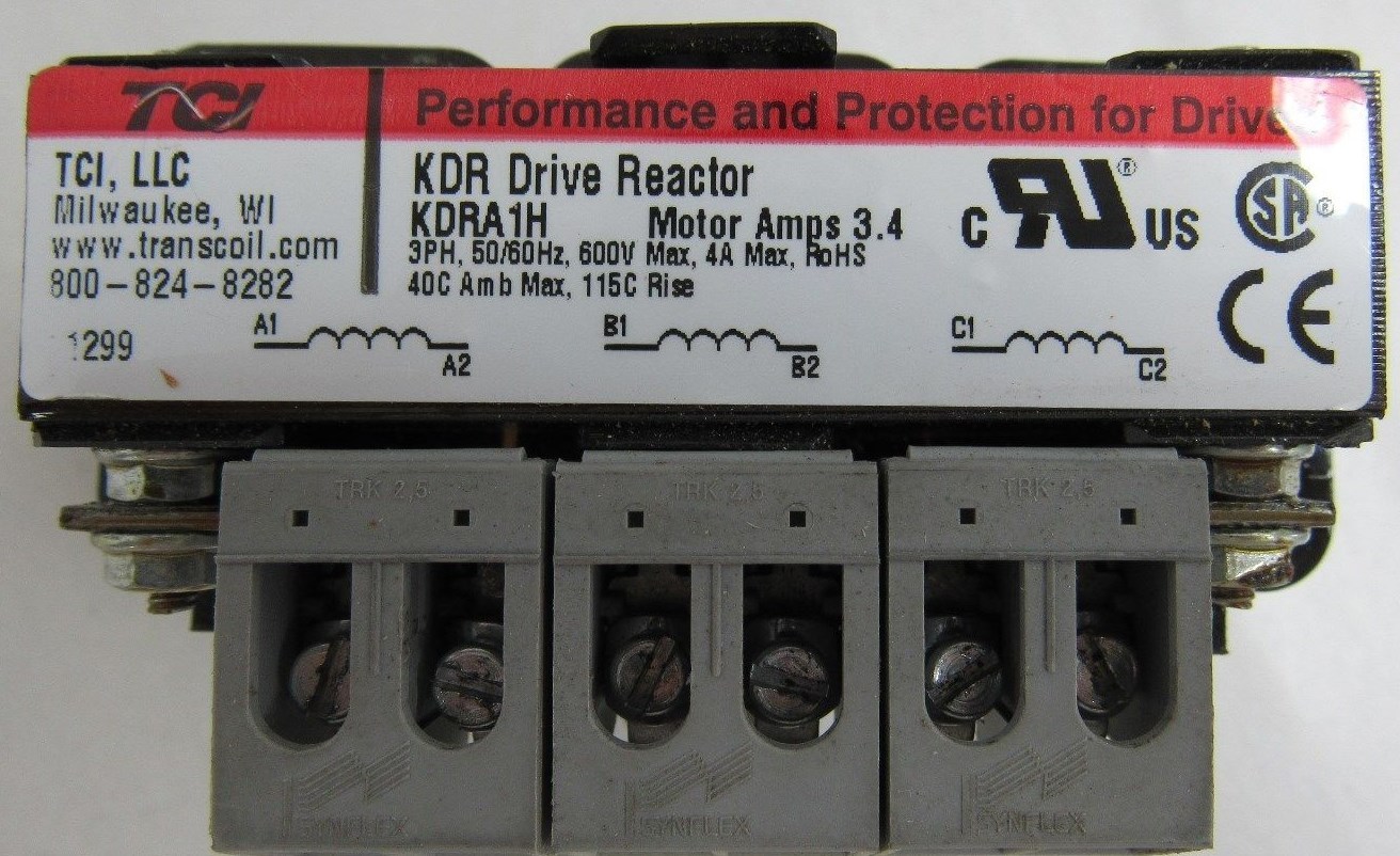 TCI KDR DRIVE REACTOR KDRA1H | eBay