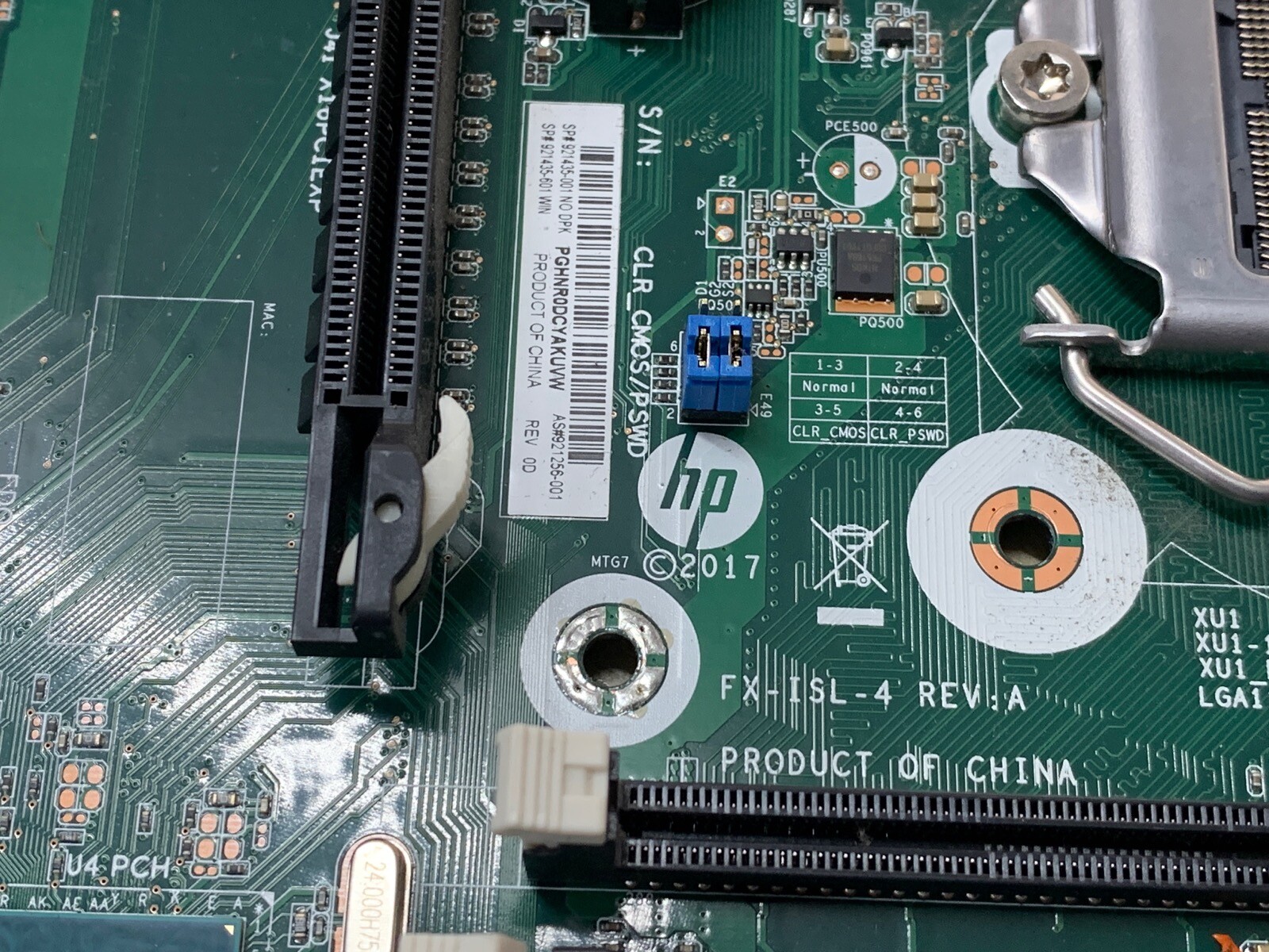 HP 290 G1 MT (ProDesk 280 G3) Intel 1151 DDR4 Motherboard 921256-001 ...