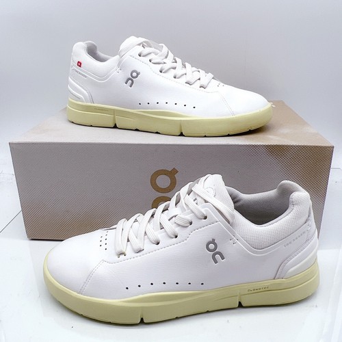 ON Cloud Roger Advantage Womens Running Court Tennis Shoe White/ Hay US ...