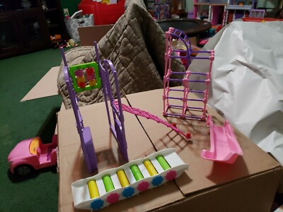 Mattel Kelly Doll Barbie Playground Slide Jungle Gym | eBay