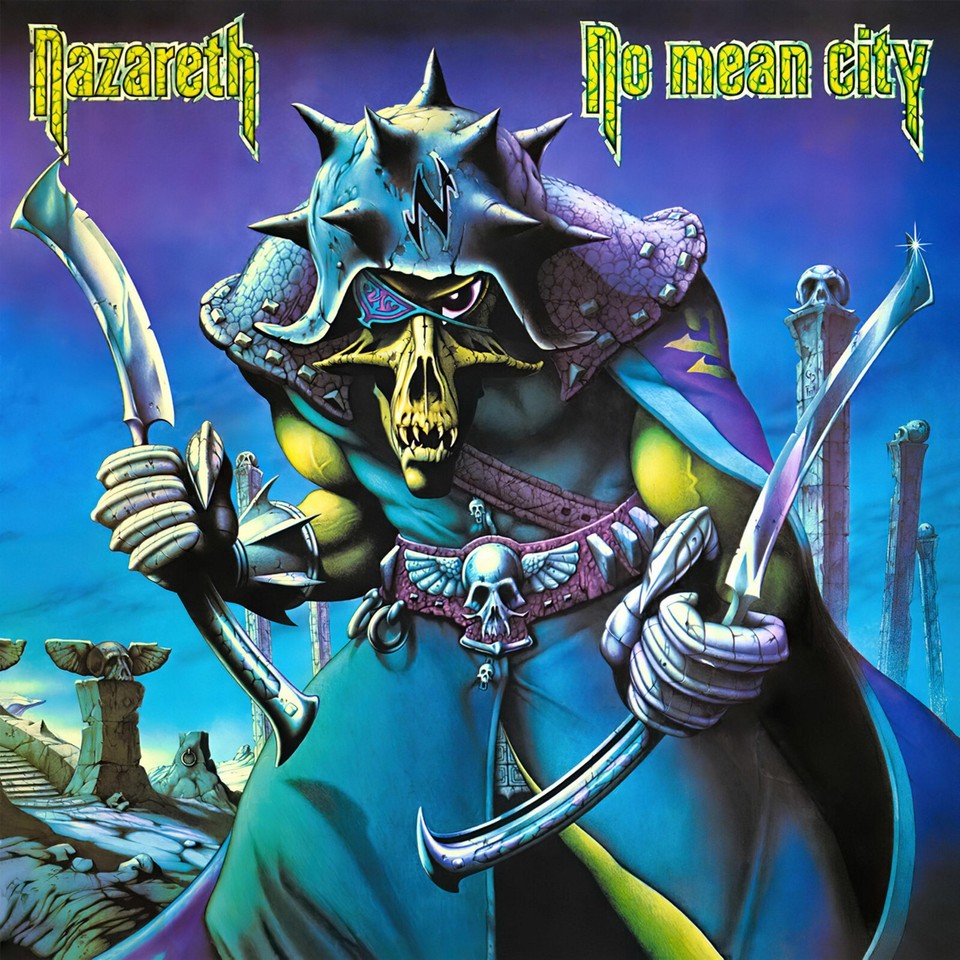 NAZARETH No Mean City BANNER 3x3 Ft Fabric Poster Tapestry Flag album ...