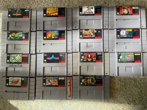 Super Nintendo Game Lot 15 SNES Games. AUTHENTIC AND TESTED | eBay
