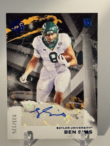 Ben Sims 2023 Chronicles Draft Picks Gridiron Kings Rookie BLUE /125 ...