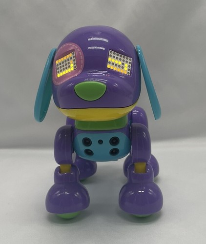 Zoomer Zuppies Interactive Robotic Toy Puppy Purple Pink Blue "Cupcake ...