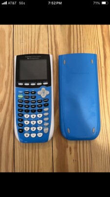 Texas Instruments TI-84 Plus C Silver Edition Graphing Calculator Blue ...