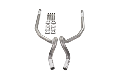 78-88 GM G Body Car 2.5" Dual Exhaust Kit No Muffler Rear Exit No Tip ...