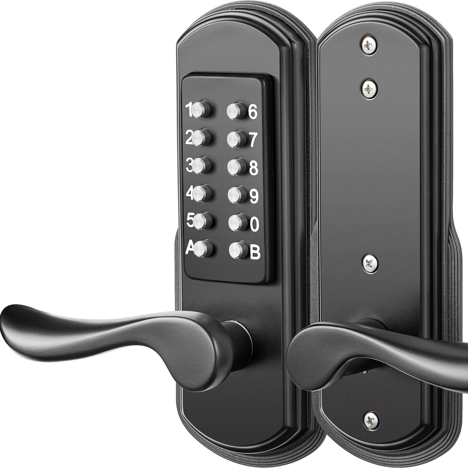 Keyless Mechanical Stainless Steel 304 Door Lock Digital Code Entry ...