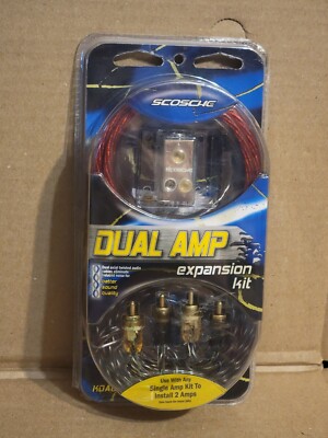 SCOSCHE Dual Amp Expansion Kit KDAD Use With KCPA4, KPA6 or KPA8 Better ...