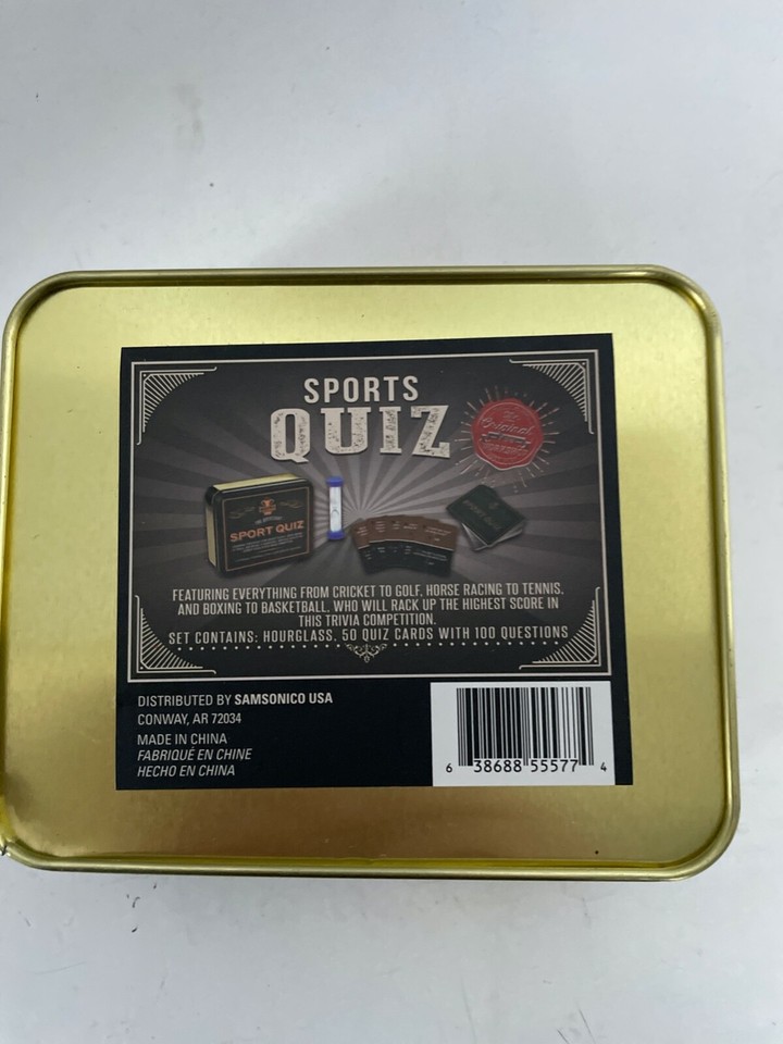 NEW Samsonico Sport Quiz Card Game All sports 50 cards 100 questions | eBay
