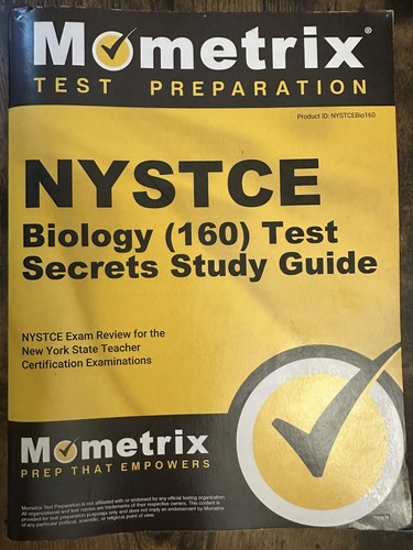 NYSTCE Biology (160) Secrets Study Guide Mometrix - NO WRITING IN BOOK ...